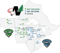 Map of Locations - Northwoods League