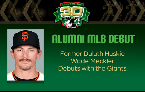 Former Duluth Huskie Wade Meckler Debuts with the Giants - Northwoods ...