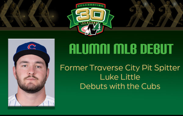 Former Traverse City Pit Spitter Luke Little Debuts with the Cubs ...