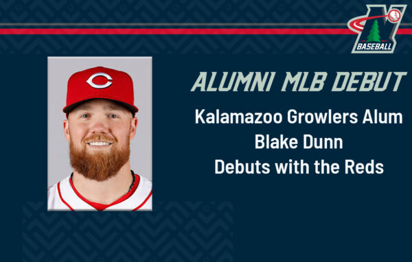 Former Kalamazoo Growler Blake Dunn debuts with the Reds - Northwoods ...