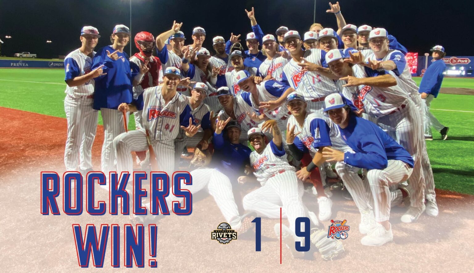 Rockers Earn Sweep Against Rivets - Green Bay Rockers