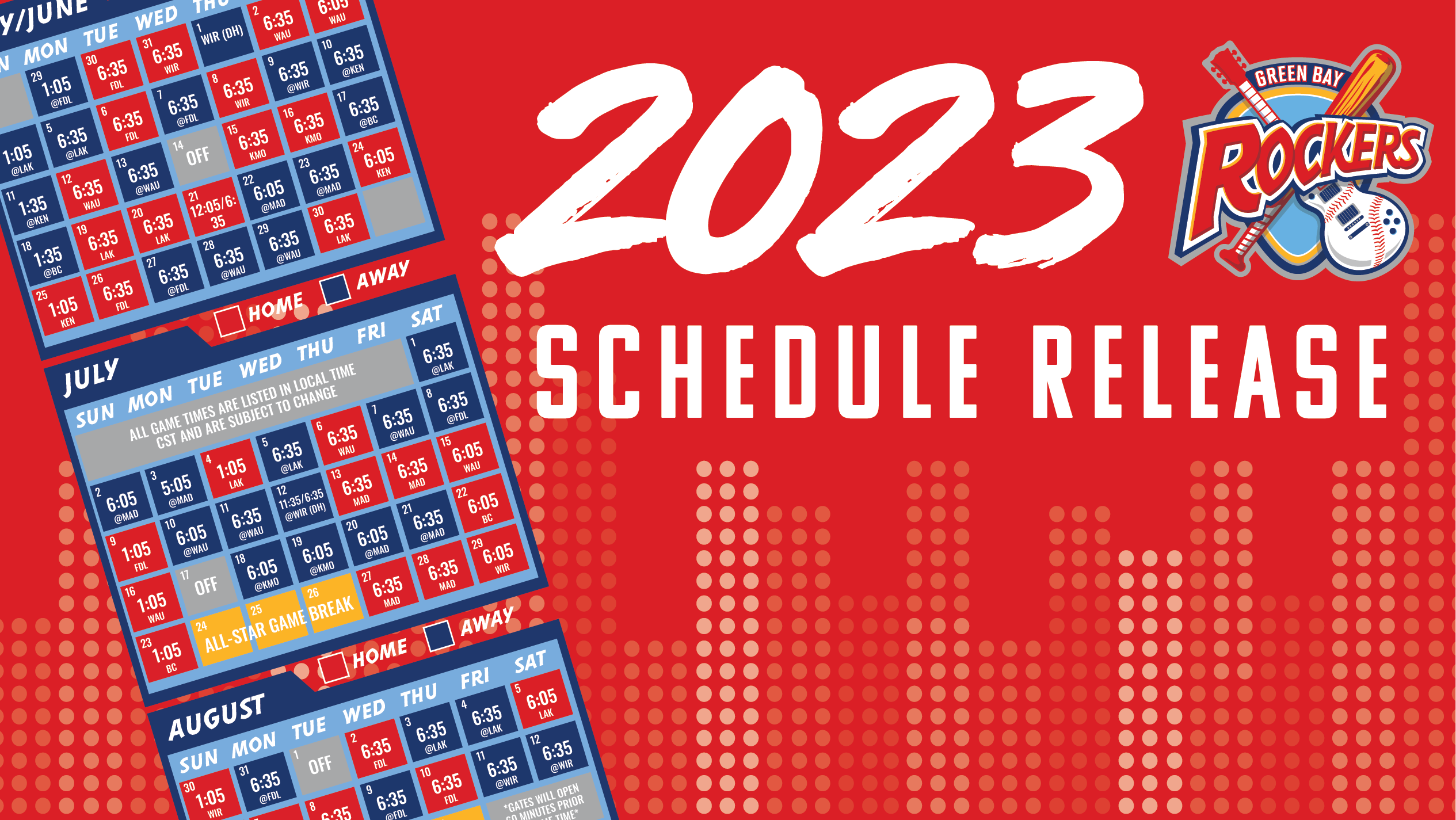 Rockers Announce 2023 Summer Tour Green Bay Rockers