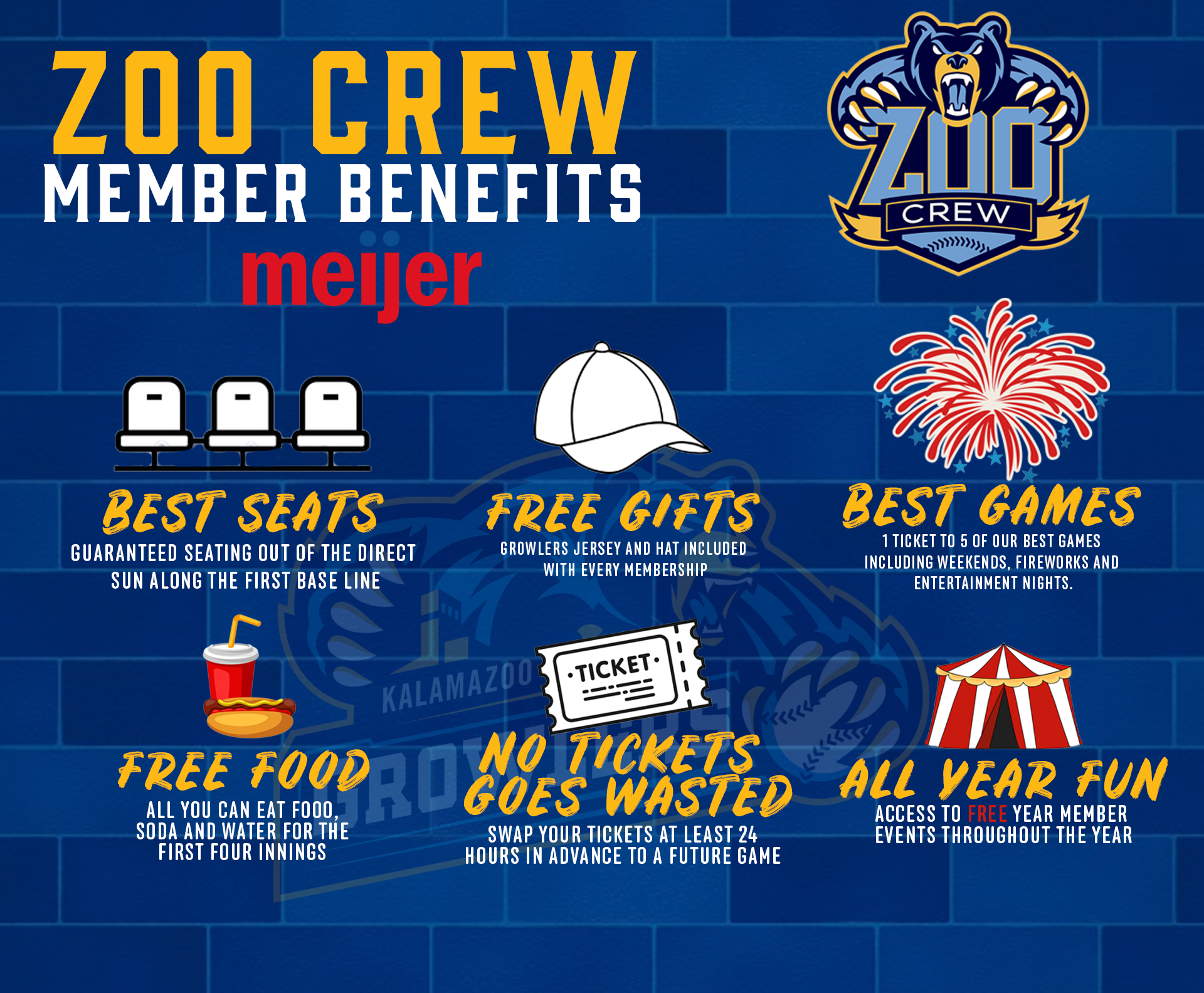 Zoo Crew Memberships - Kalamazoo Growlers
