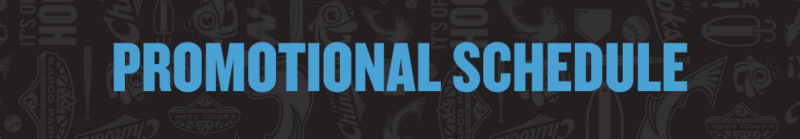 Promotional Schedule - Lakeshore Chinooks