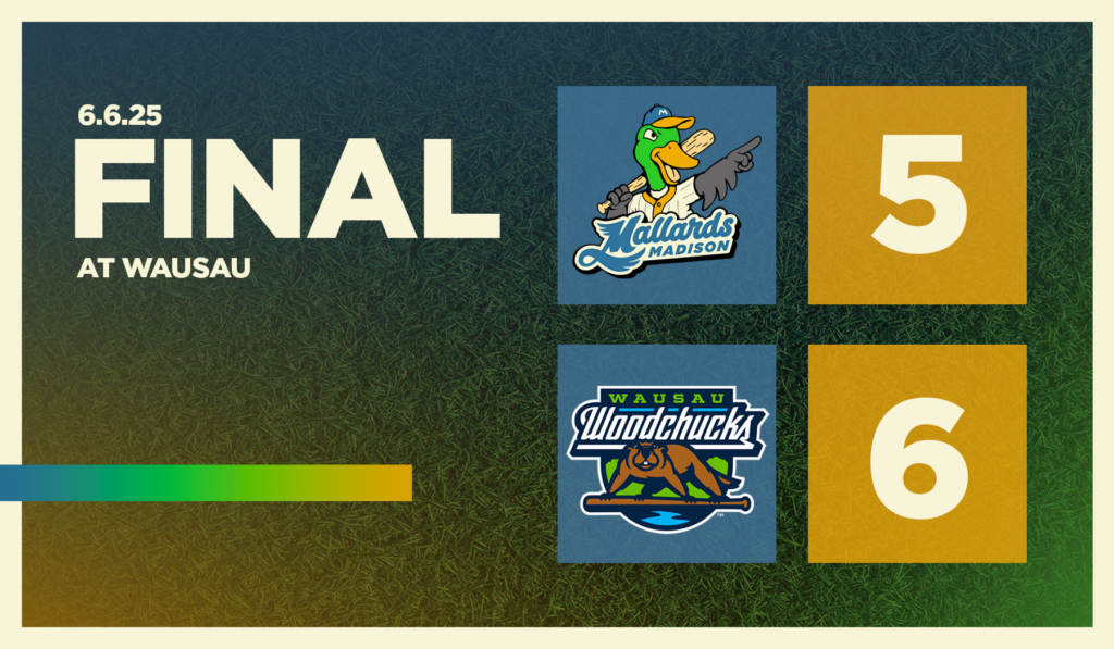 Madison Mallards Rally Late But Fall in Extras to Wausau Woodchucks ...