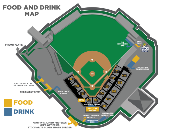Concession Menus - Madison Mallards
