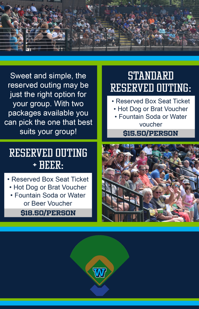 Reserved Outings - Wausau Woodchucks