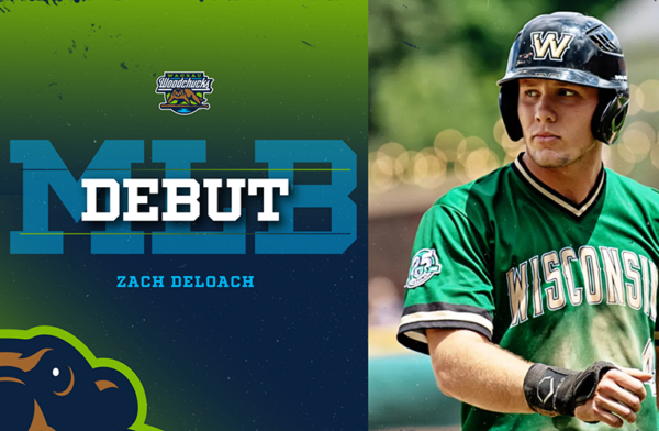 Former Wisconsin Woodchuck Zach DeLoach Debuts with the White Sox ...