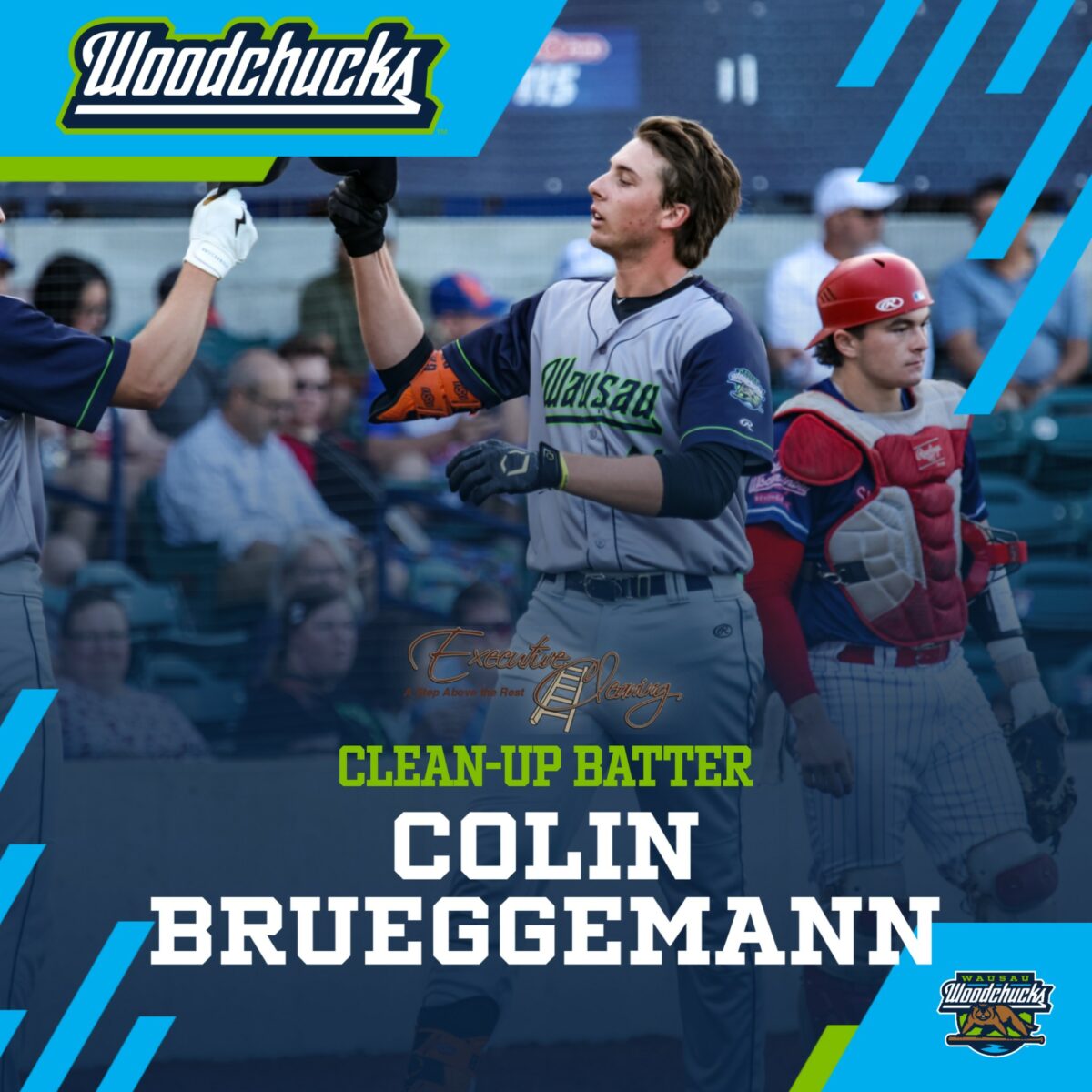 Executive Cleaning Clean-Up Hitter - Wausau Woodchucks