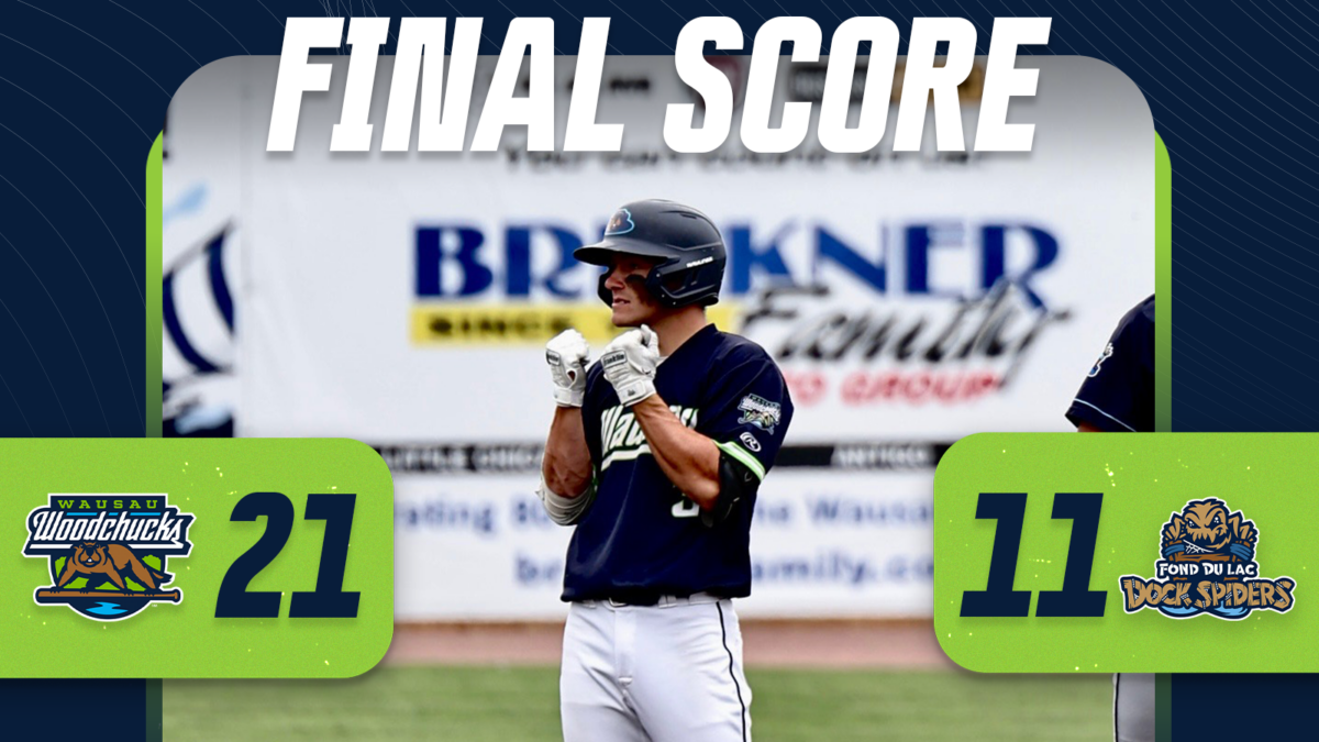 Woodchucks Score 21 Again, Sweep Dock Spiders for Fourth Straight Win ...