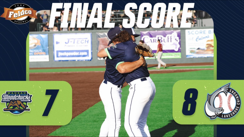 Woodchucks Swept in Doubleheader at Lakeshore - Wausau Woodchucks