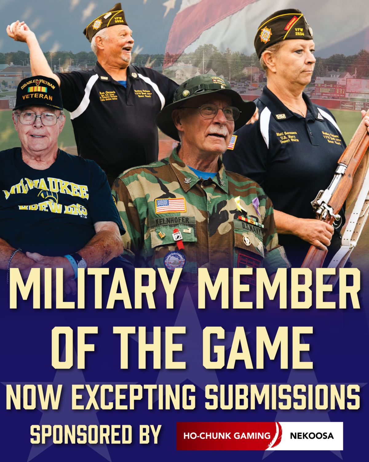 Military Member of the Game - Wisconsin Rapids Rafters