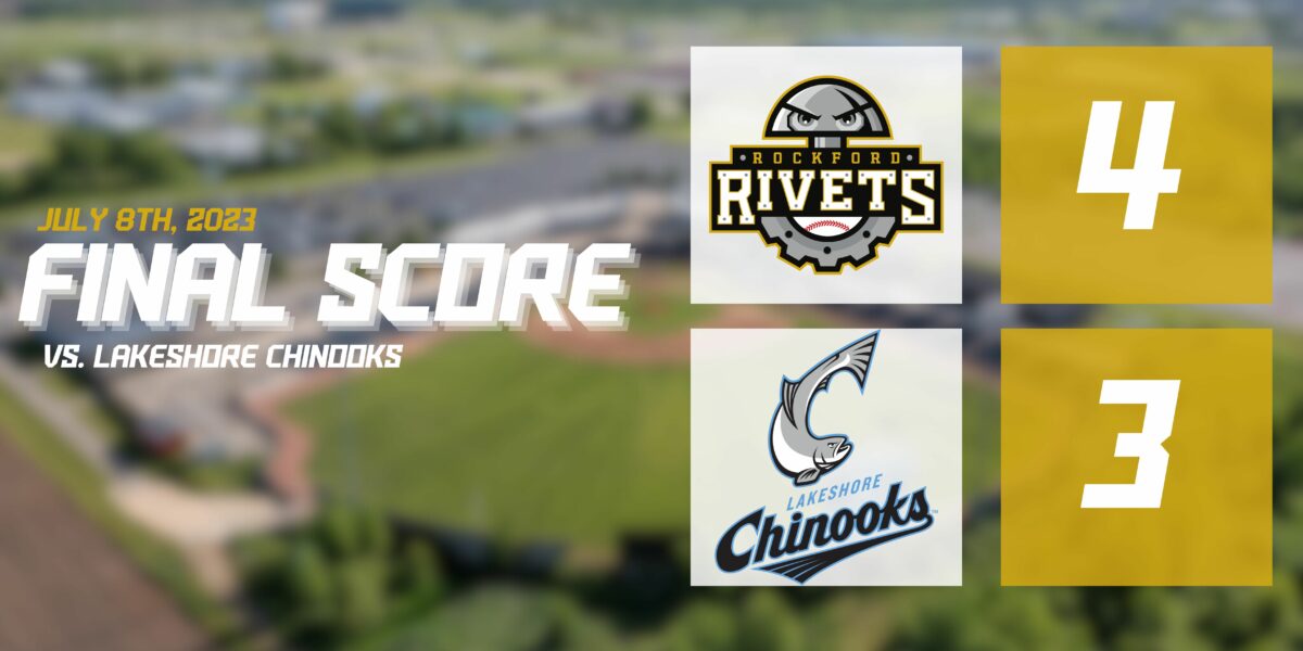 Rockford Rivets win over Lakeshore Chinooks at home - Rockford Rivets