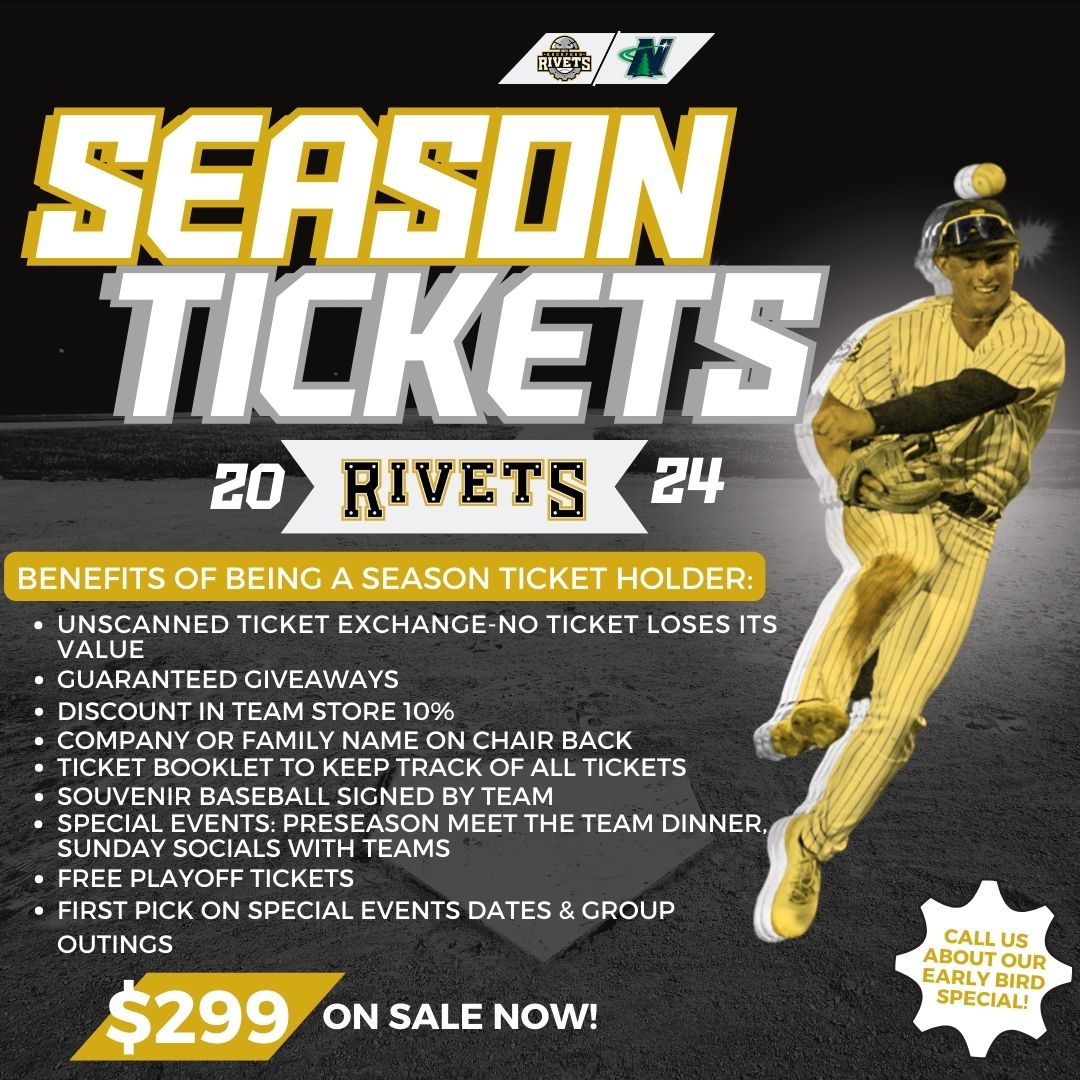 2024 Season Tickets - Rockford Rivets