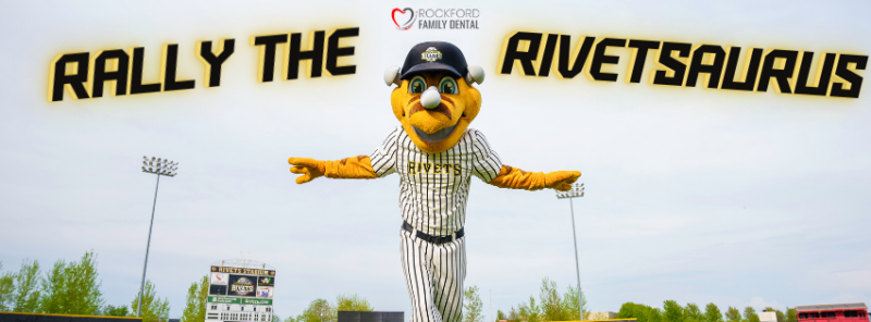 Rally the Rivetsaurus - Rockford Rivets