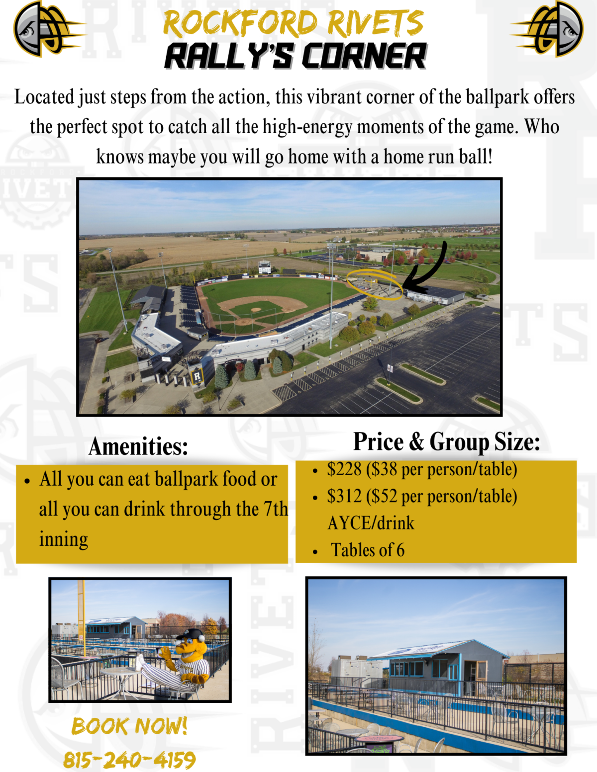 Group Ticket Options - Rockford Rivets