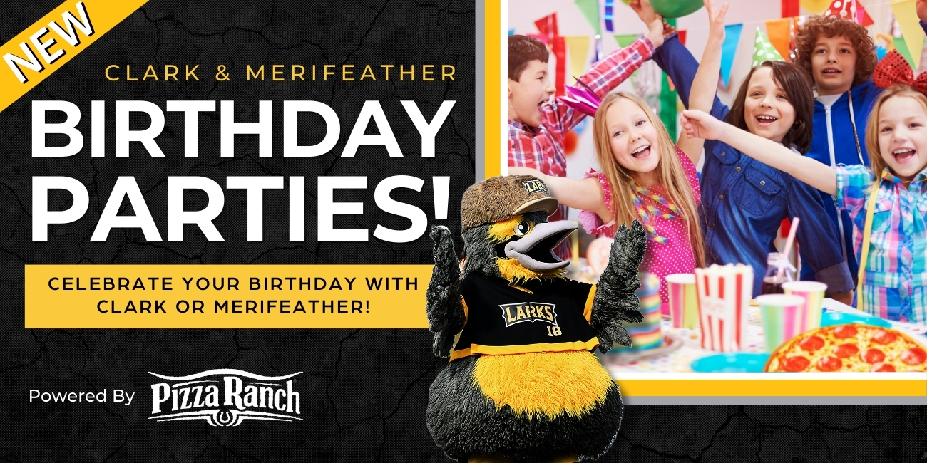 Clark the Lark & Merifeather Lewis Pizza Ranch Birthday Parties ...