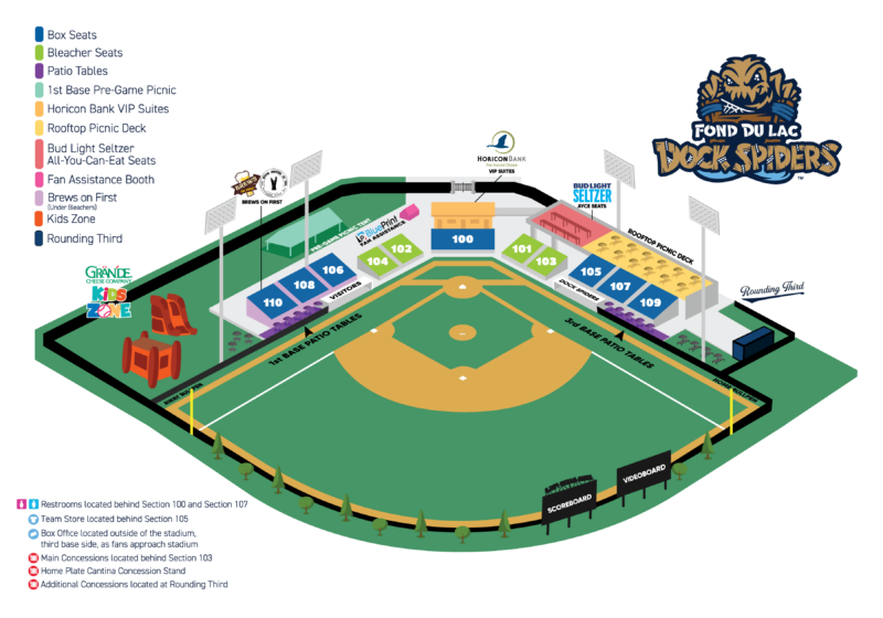 Concessions - Fond du Lac Dock Spiders