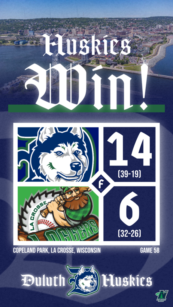 Huskies split doubleheader vs. La Crosse, gain half-game over Bucks ...