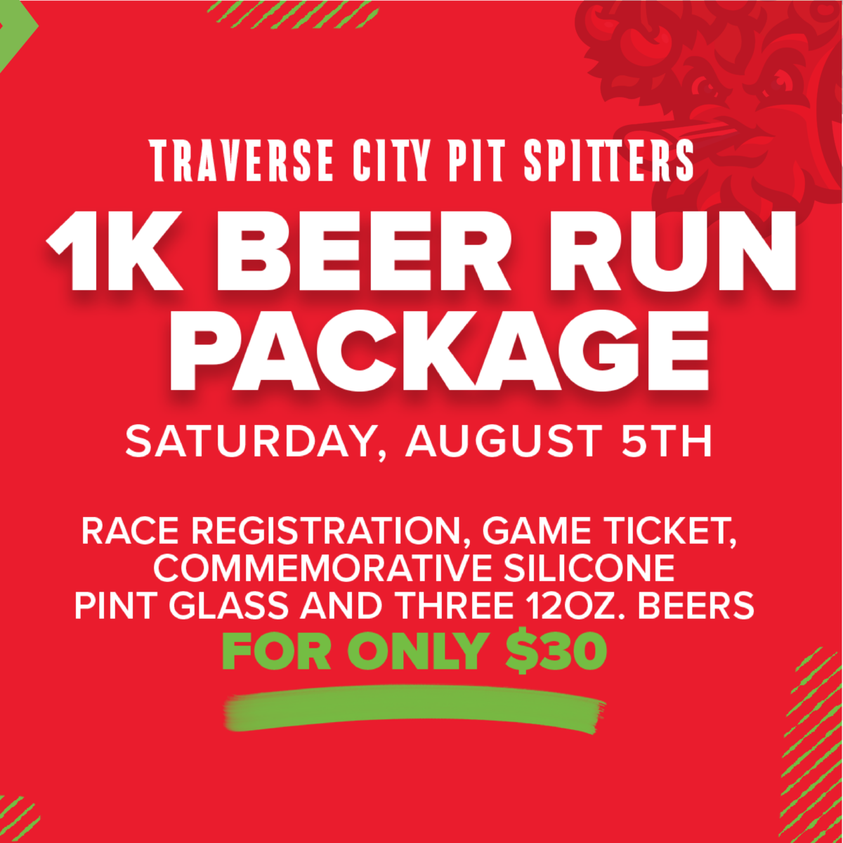 Pit Spitters 1k Beer Run - Traverse City Pit Spitters