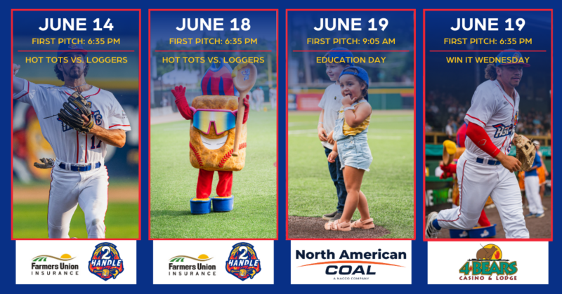 Minot Hot Tots - Community Fun with Minot Baseball!