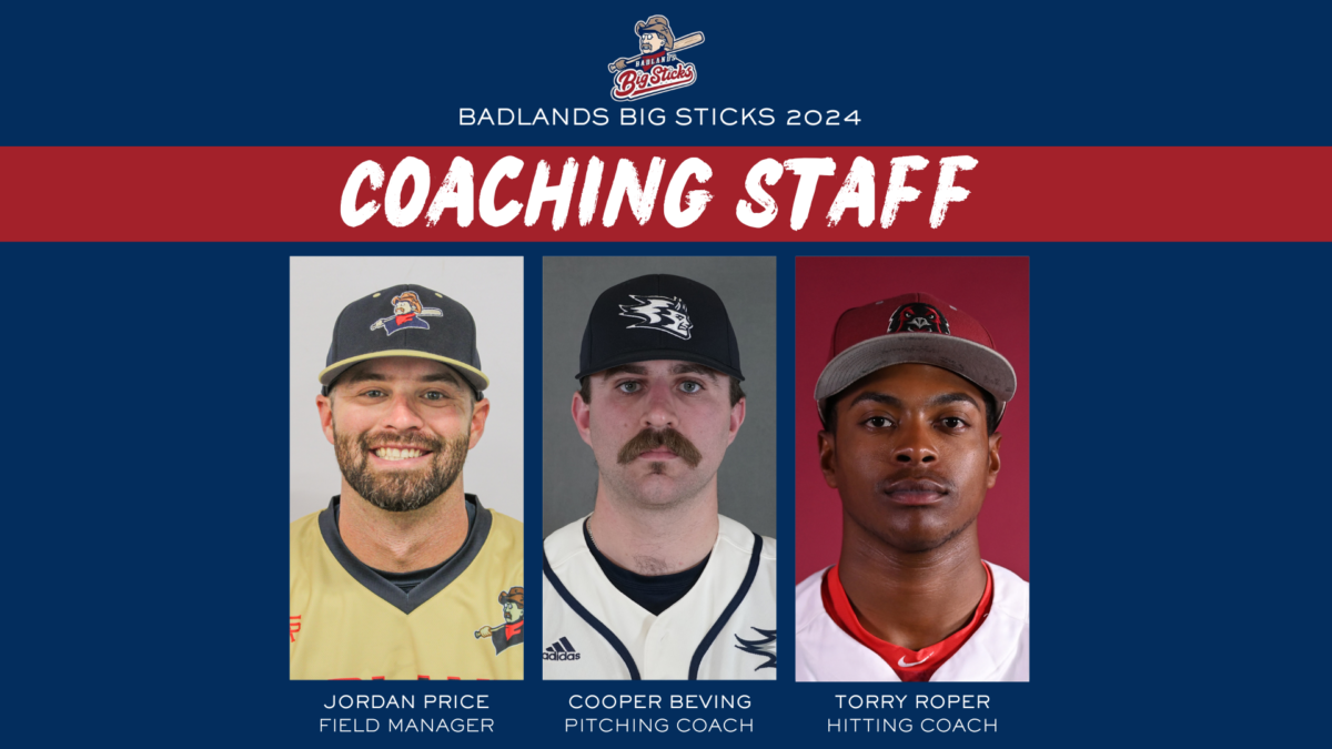 Big Sticks Announce 2024 Coaching Staff - Badlands Big Sticks