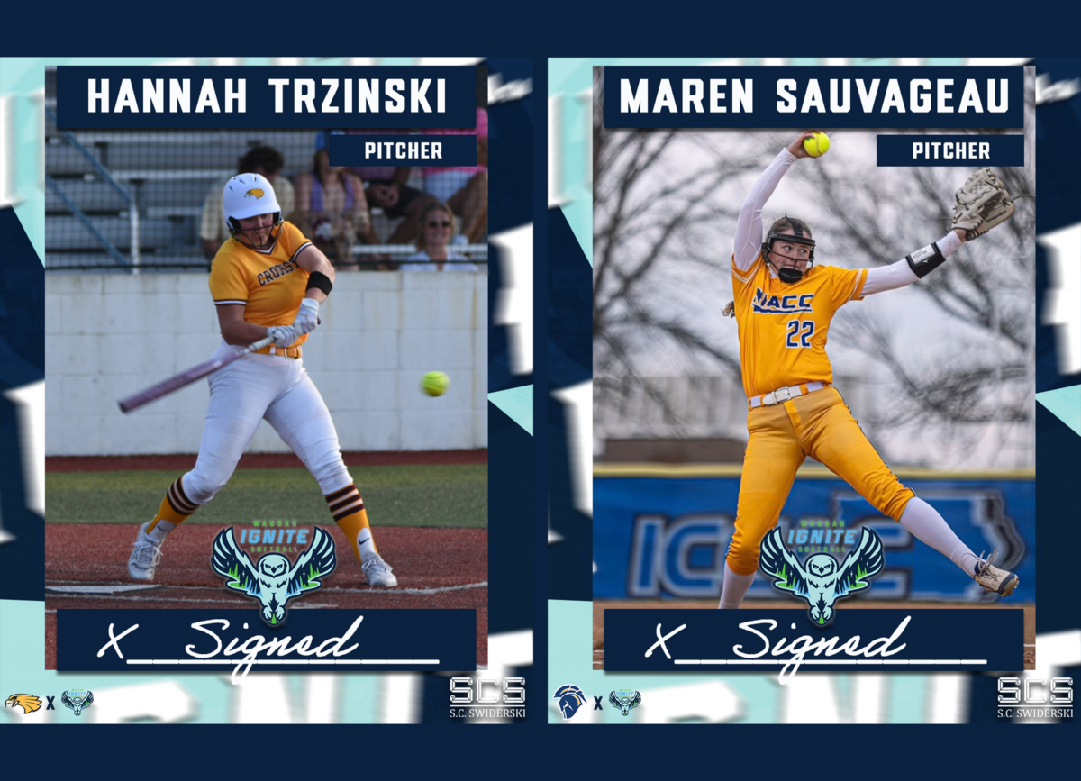 Sauvageau and Trzinski to Play in Wausau for Summer 2025 - Wausau Ignite