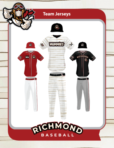 Richmond Flying Mummies Soar into Northwoods League Baseball with Logo ...