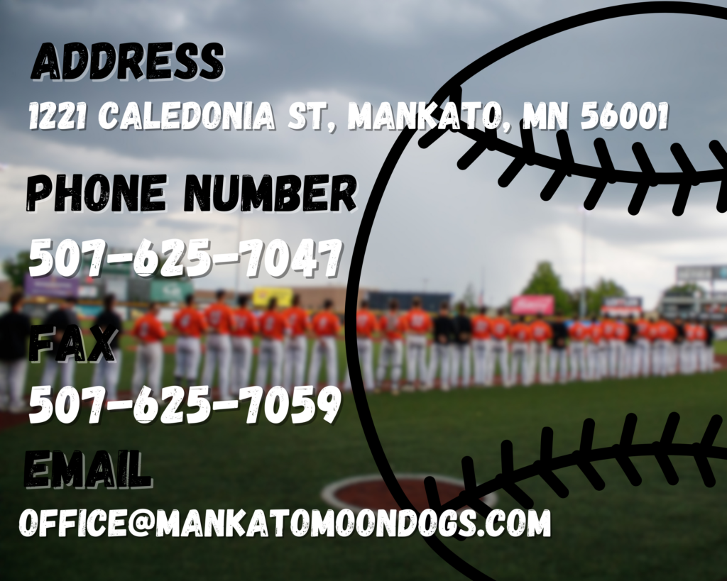 Contact Us - Mankato MoonDogs