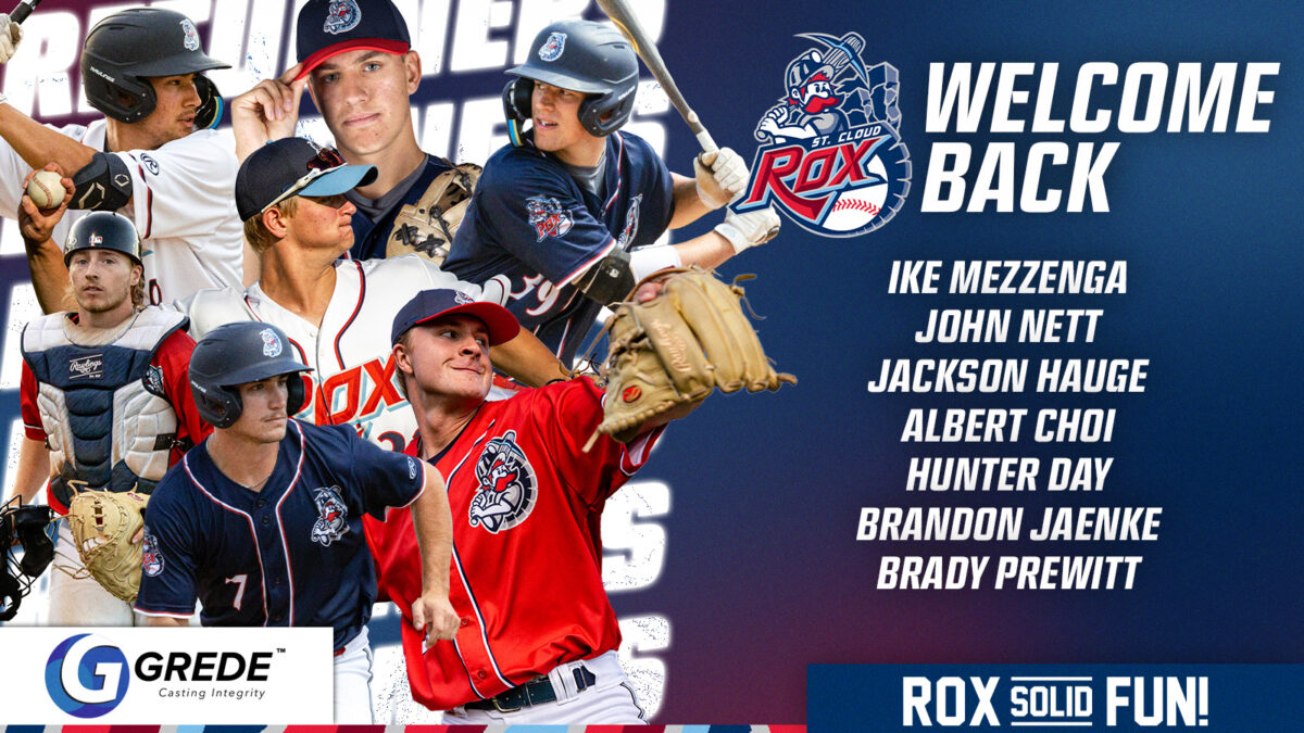 Rox Sign Seven to Return from 50 Win Season - St. Cloud Rox