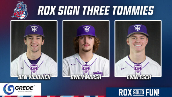 Rox Sign Three Tommies - St. Cloud Rox