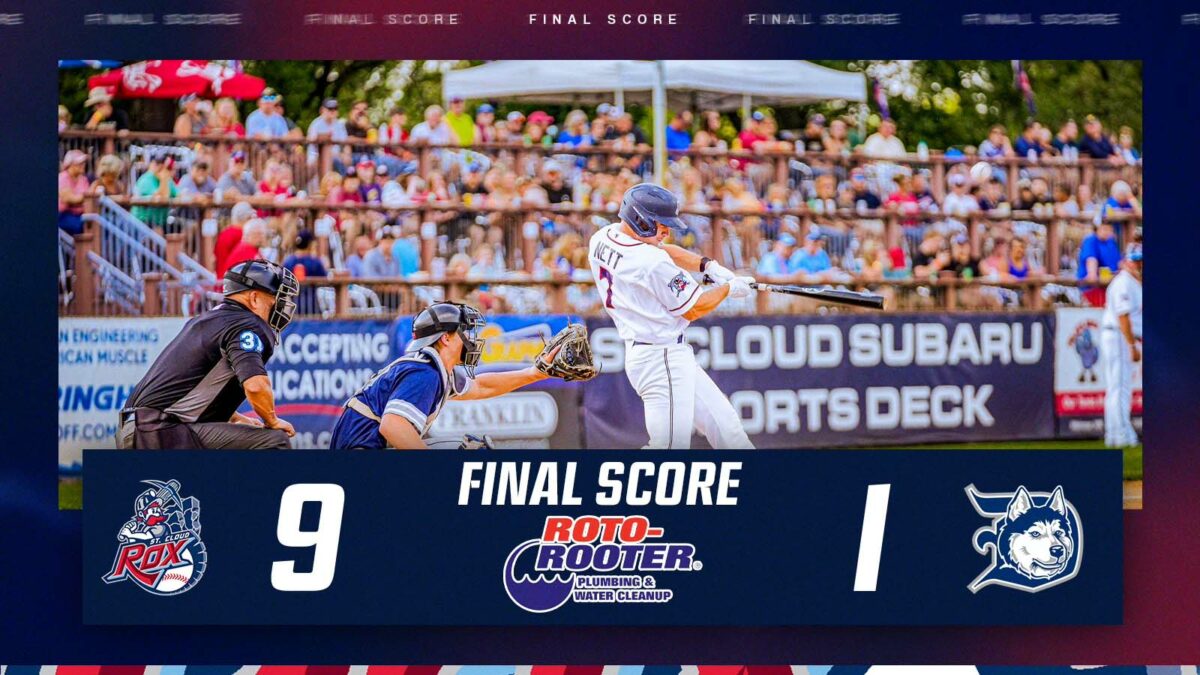 Rox Earn Playoff Spot, Win 9-1 Over Duluth - St. Cloud Rox