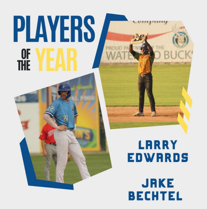 Bechtel & Edwards Named 2025 Bucks Co-Players of the Year - Waterloo Bucks
